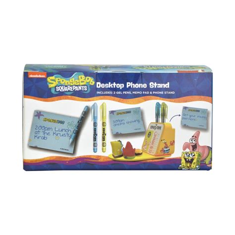 Spongebob Desk Tidy Phone Stand Accessories Blue Sky Spongebob