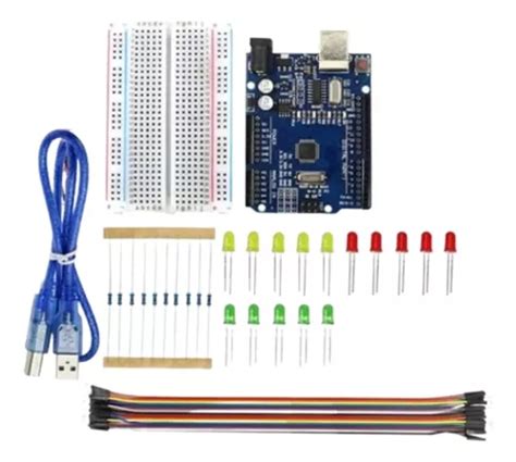 Kit Para Arduino Básico Aprendiz Placa Original Piezas Cuotas sin interés