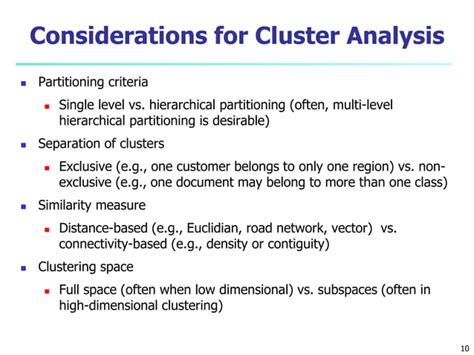 Data Mining Concepts And Techniques Chapter 10 Cluster Analysis