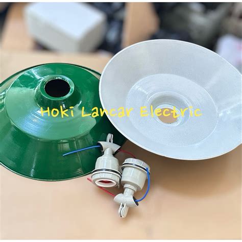Jual Kap Fitting E27 Hijau Besar Dan Fitting E27 Jalan Gantung