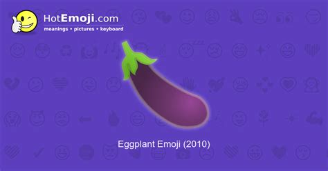 Eggplant Emoji Meaning Meaning Eggplant Aubergine Emoji Emvqoe
