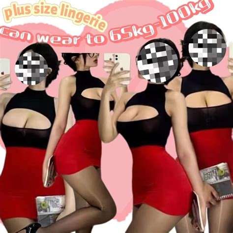 Plus Size Lingerie Women Pajamas Fat Sister Sexy Lingerie Uniform