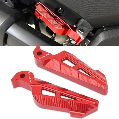 Motorcycle Cnc Rear Passenger Footrest Foot Peg Pedal For Yamaha Mt 10