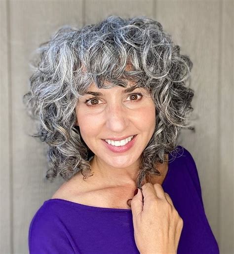16 Ways To Pair Bangs With Grey Hair For A Trendy Look