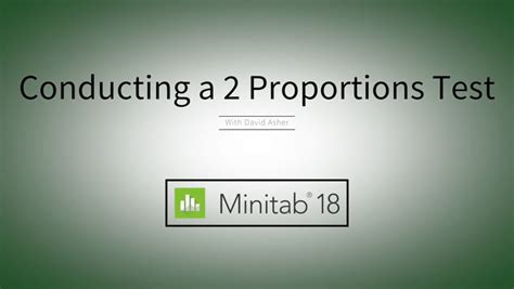 Conducting A 2 Proportions Test In Minitab 18 Gemba Academy