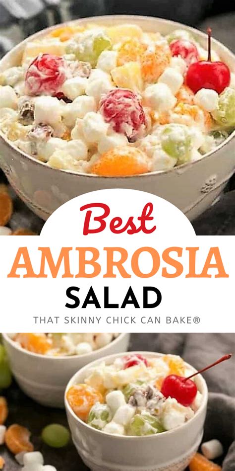 The Best Ambrosia Salad {no Cool Whip} A Dreamy Fruit And Coconut