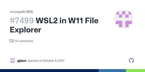 WSL In W File Explorer Issue Microsoft WSL GitHub