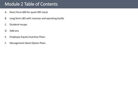 Private Equity Associate Training Course Officehours