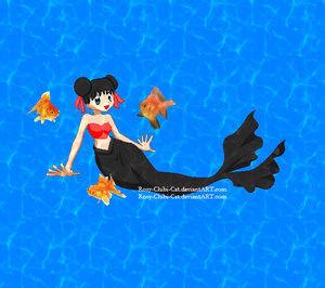 Pucca The Mermaid By Rosychibi By Funnyloveclub On Deviantart