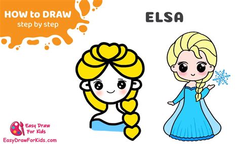 How To Draw Elsa 2 Ways With Pictures