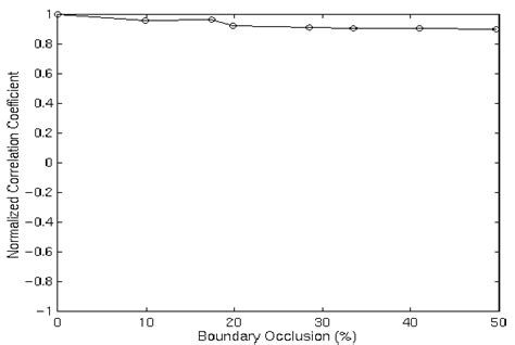 37 The Curve Of The Normalized Correlation Coefficient As A Function