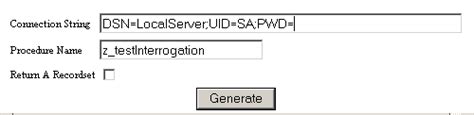 Interrogating A Stored Procedure With Ado Codeguru