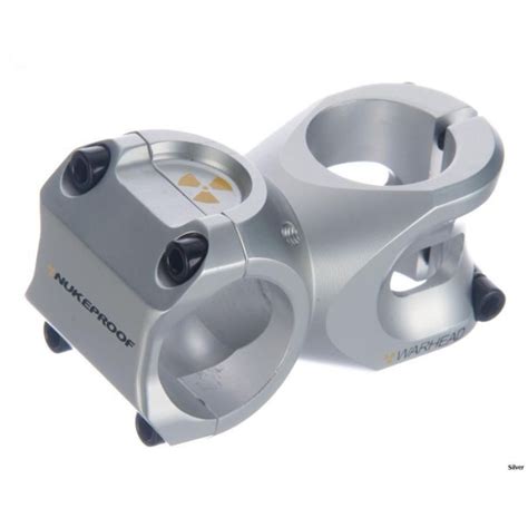 Attacco Manubrio Nuke Proof Warhead Stem 70mm Silver Danger Zone Bike