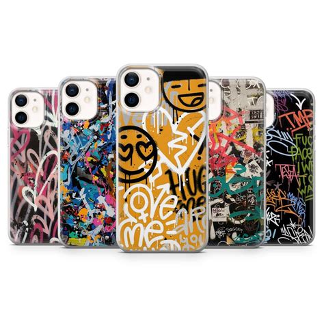 Abstract Graffiti Phone Case Etsy