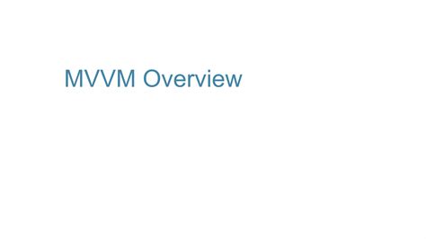 Building Web Applications Using Kendo Ui And The Mvvm Pattern Ppt