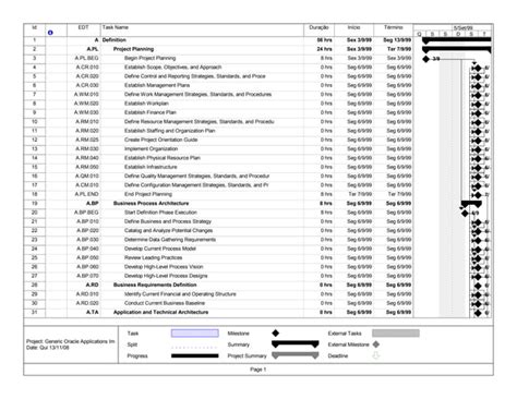 Oracle Implementation Project Template Pdf Human Resources Business