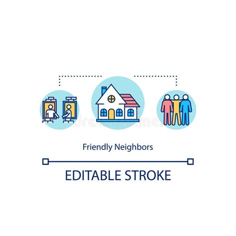 Community Neighbors Stock Illustrations 1646 Community Neighbors