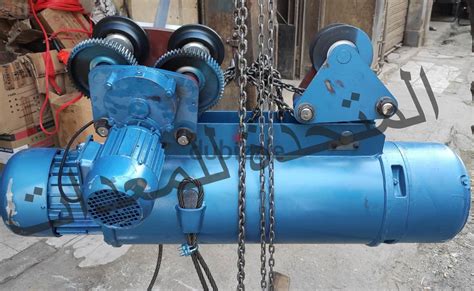 ونش رفع كهرباء واير حمولة 3 طن 4 حركة 18 متر اسانسير بضاعة 3 طن