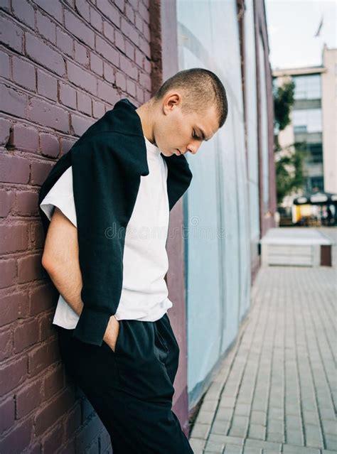 Candid Portrait Of A Trendy Young Man In The City Stock Image Image Of Modern Male 257281885