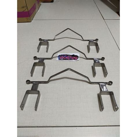 Mdl Mini Driving Light Bracket Stainless For Sniper 155 Shopee