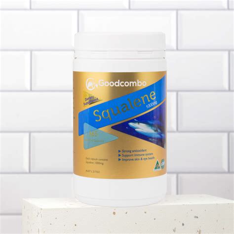 Squalene 1000mg 365 Soft Gel Capsules Goodcombo