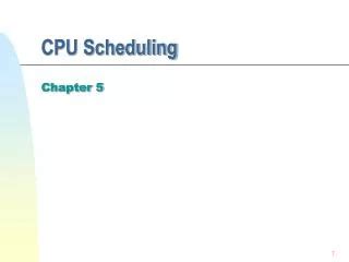 PPT CPU Scheduling PowerPoint Presentation Free Download ID 528985