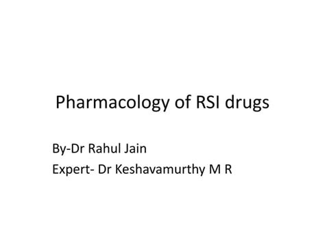 Rapid Sequence Induction Drugs Intubation Pptx