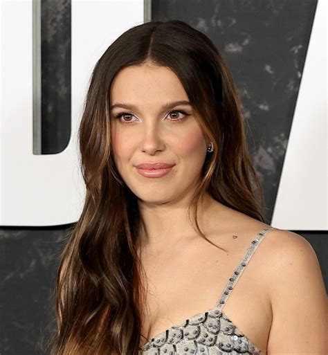 Millie Bobby Brown Wows In Sheer Dress With Plunging Neckline Aol