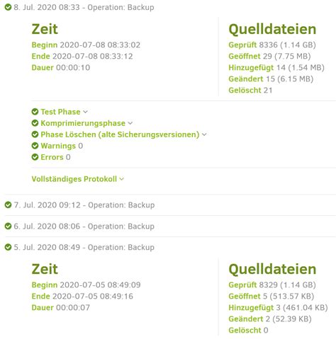Missing Backup Dates In Restore Support Duplicati