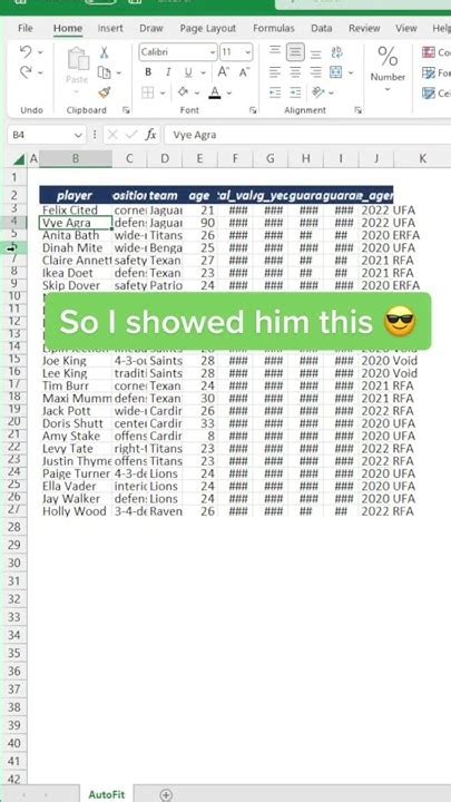 excel tips autofit rows and cols in excel shorts viral short