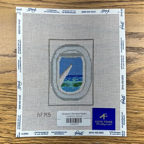 Airplane Window Insert The Needlepoint Clubhouse