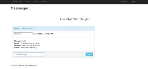 Github Tanvirshantolive Chat Application Using Signalr 2 Real Time