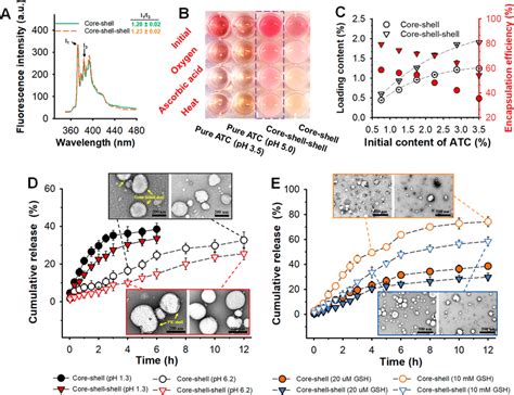 Performance Comparison Of Coreshell And Coreshellshell Nanocapsules Download Scientific