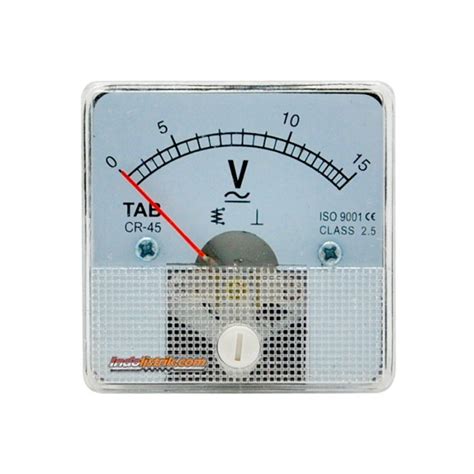 Jual Voltmeter Analog Acdc Direct Cr45 Tab Shopee Indonesia