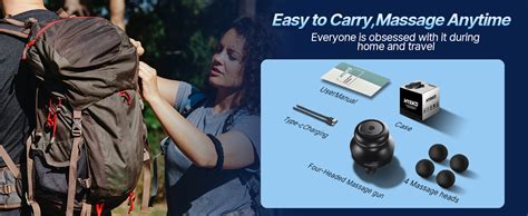 Hyako F1 4 Heads Handheld Electric Deep Tissue Body