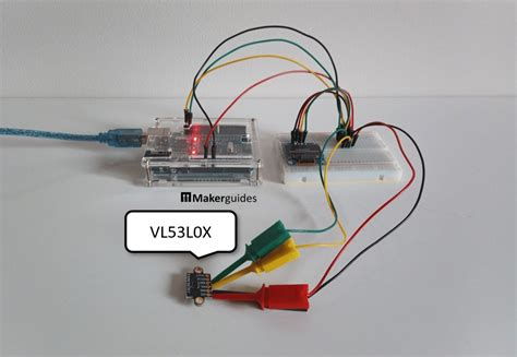 Vl53l0xtof0200c Distance Sensor With Arduino