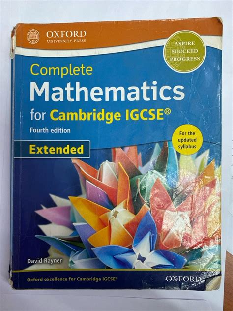 Igcse Mathematics Hobbies And Toys Books And Magazines Textbooks On