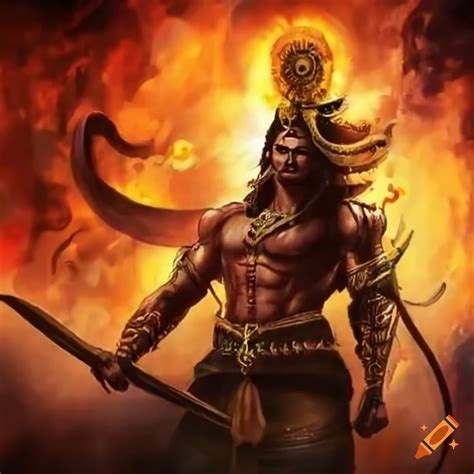 Arjuna Character From The Mahabharata Epic On Craiyon