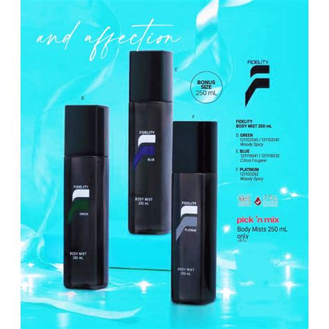 Tupperware 250ml Fidelity Perfume Body Mist Shopee Philippines