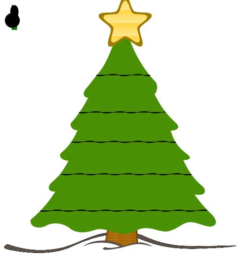 Árvore De Natal Animada Vectores De Domínio Público