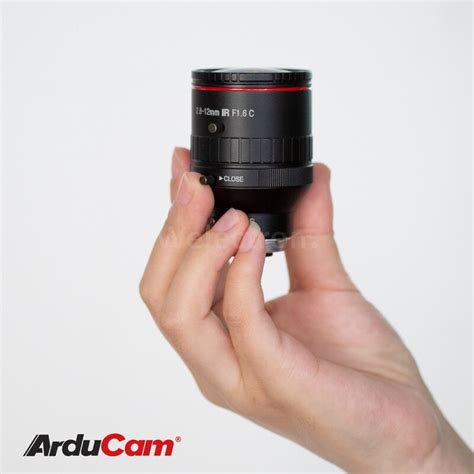 Arducam LN Mm Varifocal C Mount Lens For Raspberry Pi HQ Cam