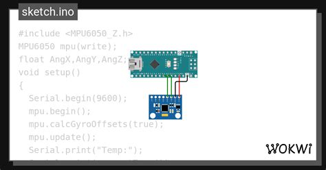 Mpu6050 Wokwi Esp32 Stm32 Arduino Simulator