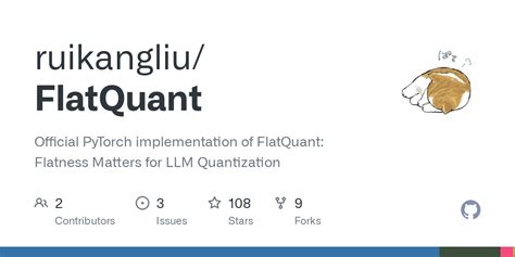Github Ruikangliu Flatquant Official Pytorch Implementation Of Flatquant Flatness Matters