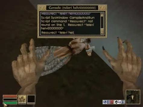The Elder Scrolls Morrowind Basic Console Commands Tutorial Youtube