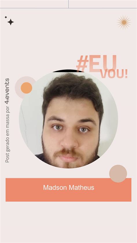 Palestrante Madson Matheus