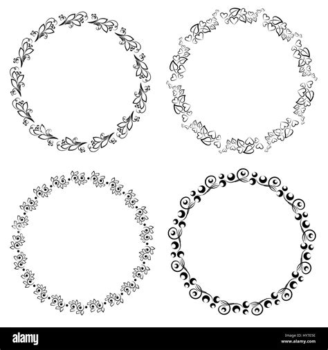 Ornamental Design Elements Stock Vector Image And Art Alamy