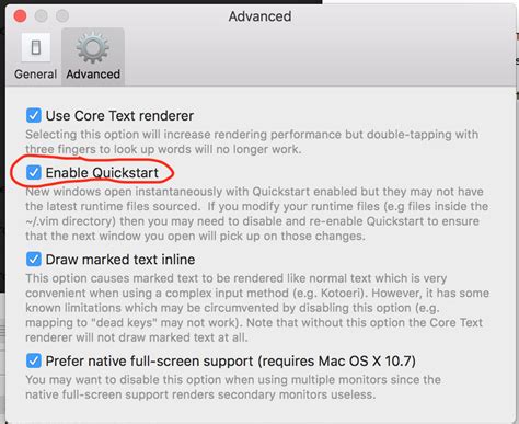 Macos Macvim Start Is Really Slow Stack Overflow