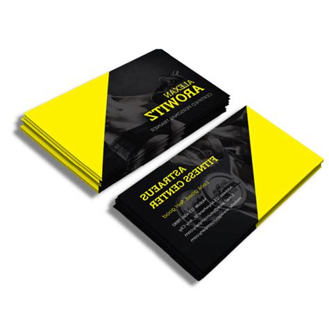 Tarjetas De Presentación Para Gimnasios Yo Entrenador Personal
