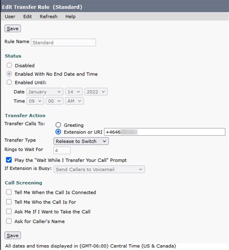How To Configure Cuc Auto Attendandant To Transfer To Cucm Extension Cisco Community