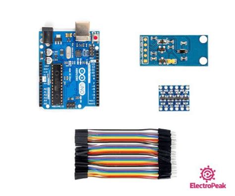 Interfacing BH Light Intensity Sensor With Arduino Electropeak